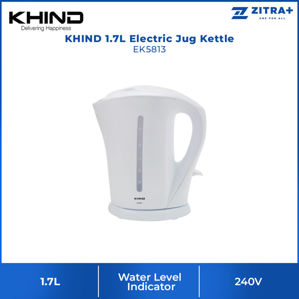 KHIND 1.7L Electric Jug Kettle EK5813 | Automatic Switch-Off ...
