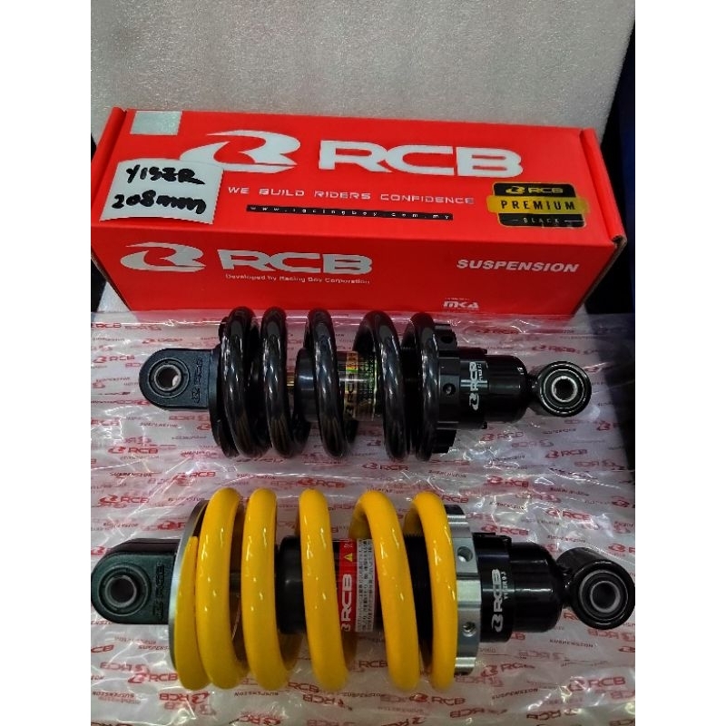 Y15ZR ABSORBER MONOSHOCK ADJUSTABLE RACING BOY RCB 208MM M2 LINE BK ...