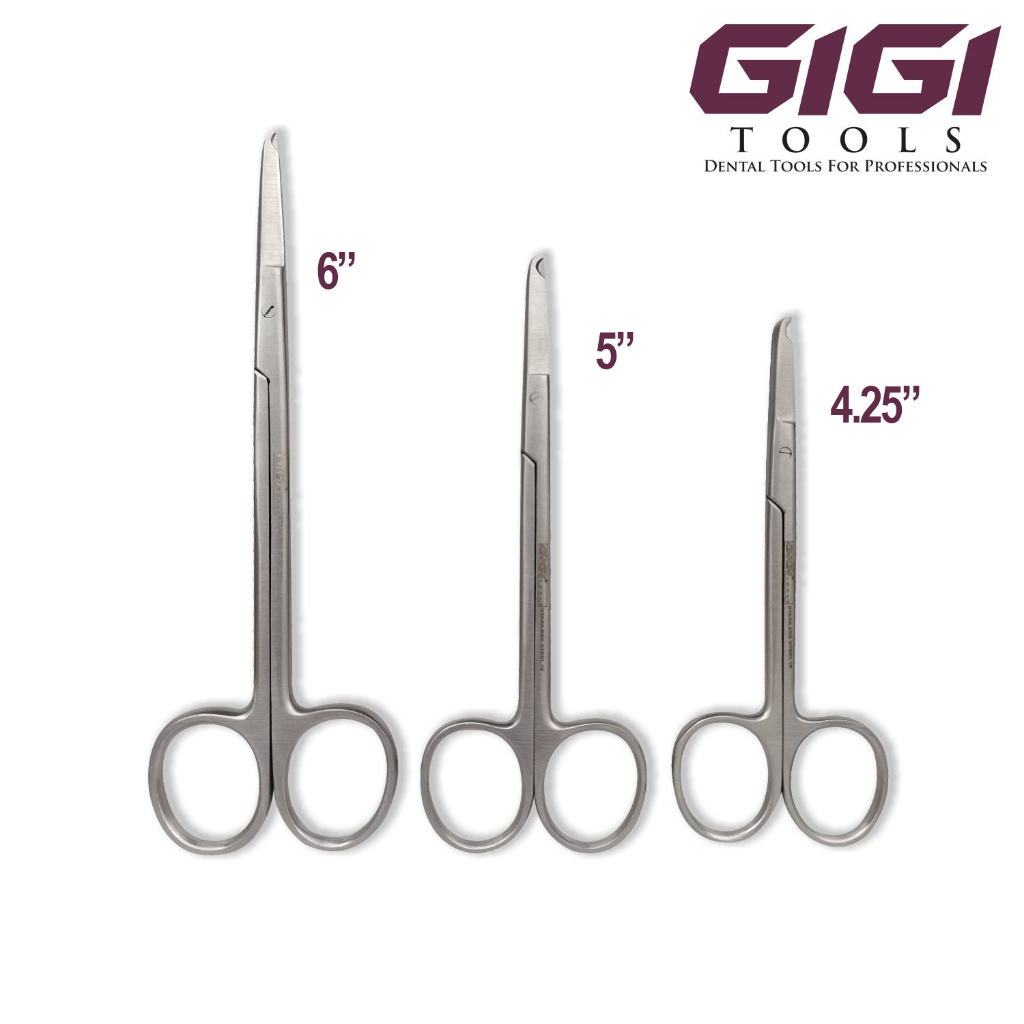 GIGI Tools Spencer Stitch Scissors Sharp Straight 6" , 5" , 4.25 ...