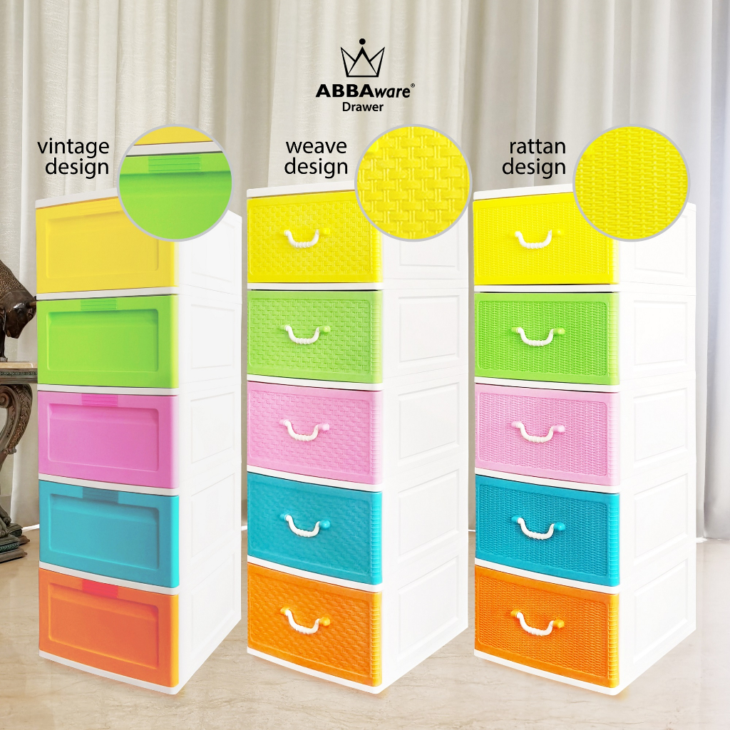 Tier Drawer Cabinet Abbaware 5 Tier Candy/Plastic Drawer/Laci Simpanan ...