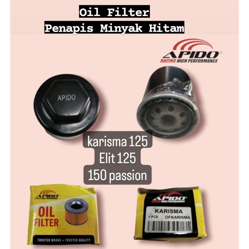 Oil filter *Penapis minyak hitam*Modenas Karisma 125,Elit 125,150 ...