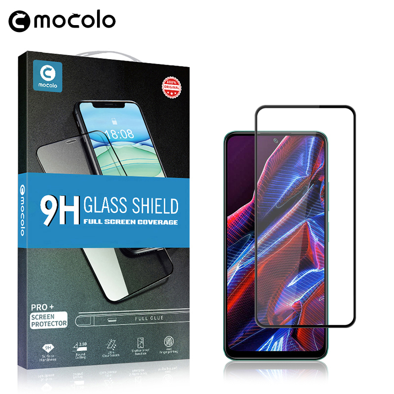 MOCOLO - Full Cover Tempered Glass For Xiaomi POCO F6/F6 Pro/F5 Pro/X6/X6 Pro/X5/X5 Pro/M6 Pro ...