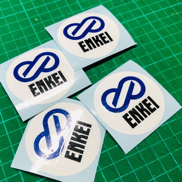 Enkei Rim Cap Sticker JDM Sport Rim Replace Sticker (Copy Ori) | Shopee ...