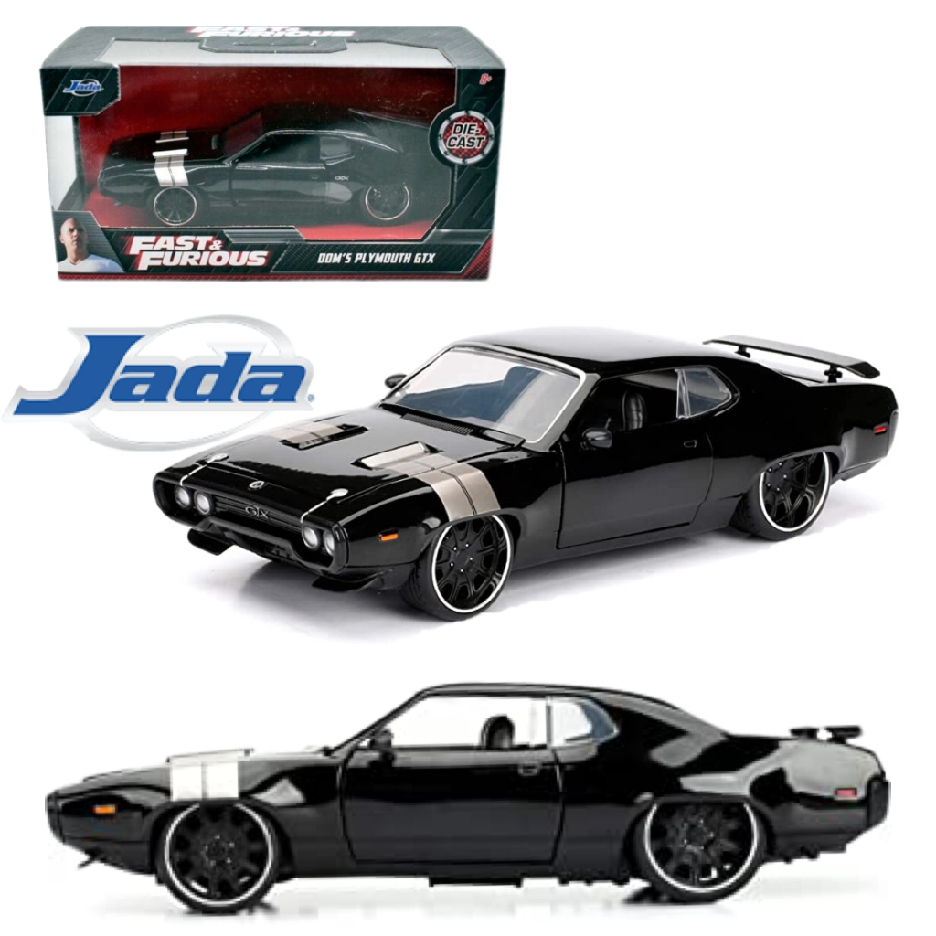 Original Jada 1:32 Fast & Furious Die- Cast Dom's Plymouth GTX Diecast ...