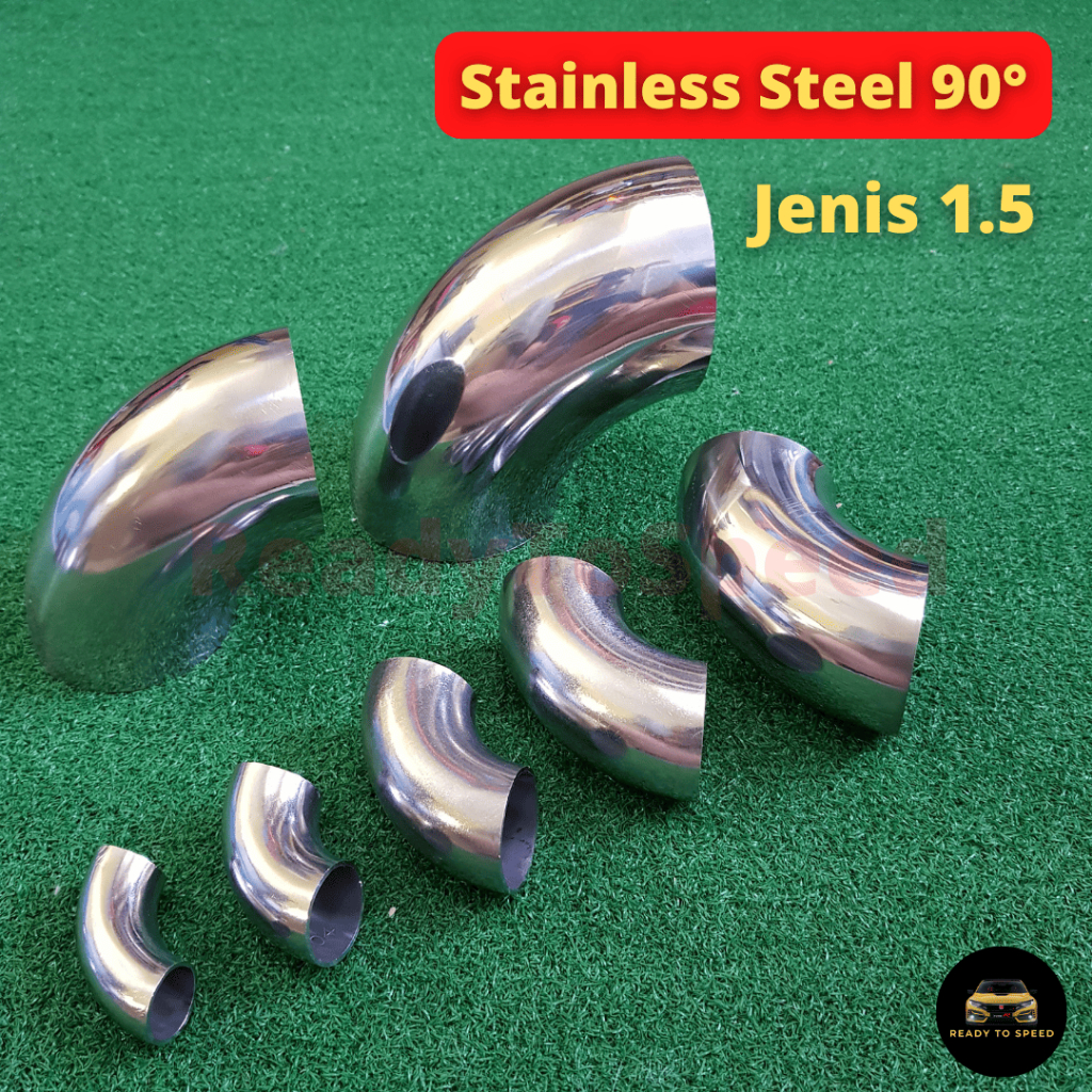 SUS304 90 Degree Stainless Steel Elbow 90° Straight Coupler (Jenis ...