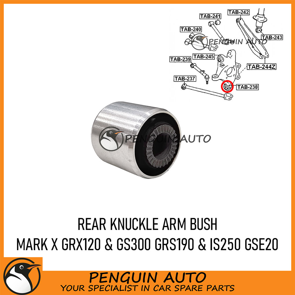 TOYOTA MARK X GRX120 LEXUS GS300 GRS190 IS250 GSE20 REAR KNUCKLE ARM ...