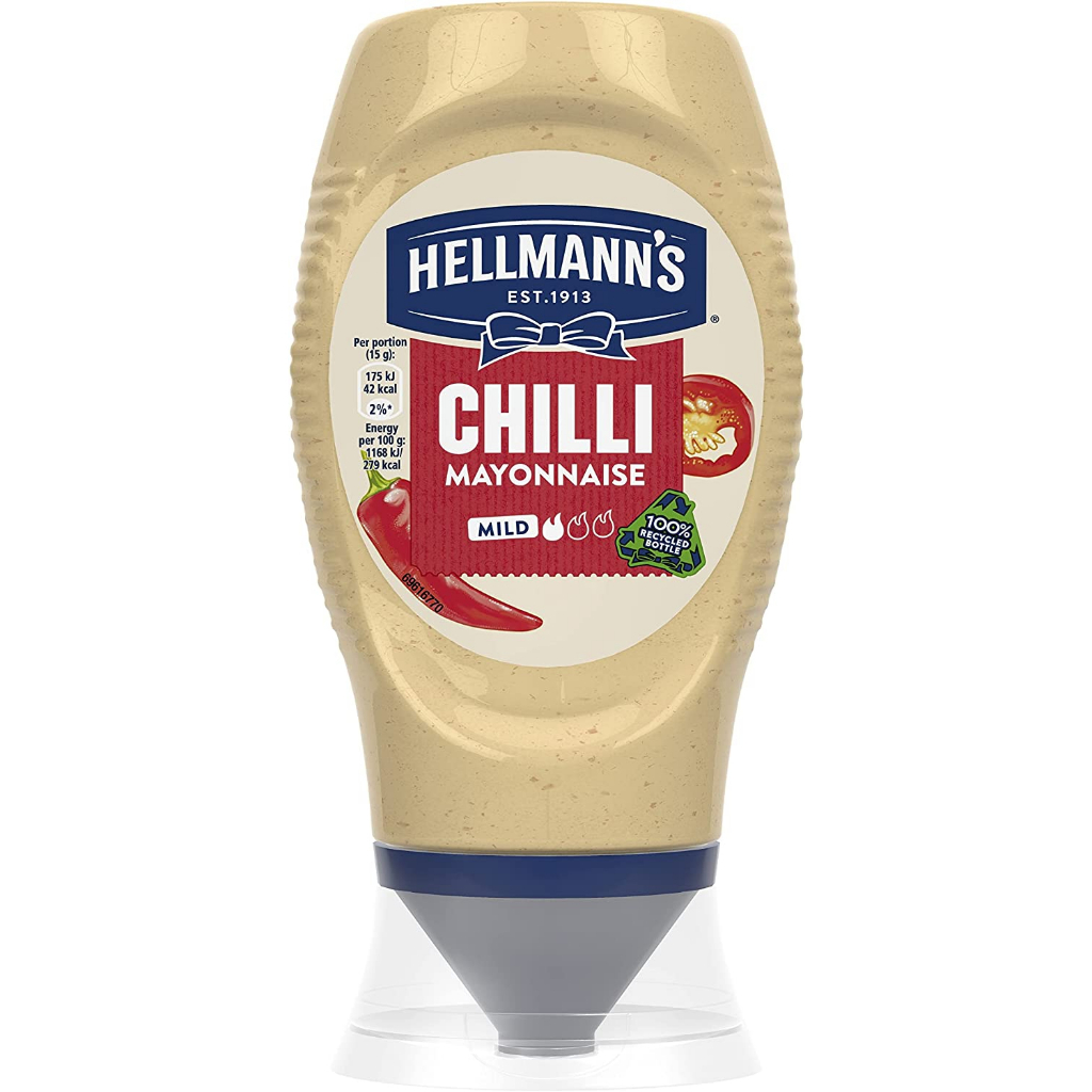 Hellmann's Mayonnaise Squeezy (Garlic Herb/Roasted Garlic/Chilli Garlic ...