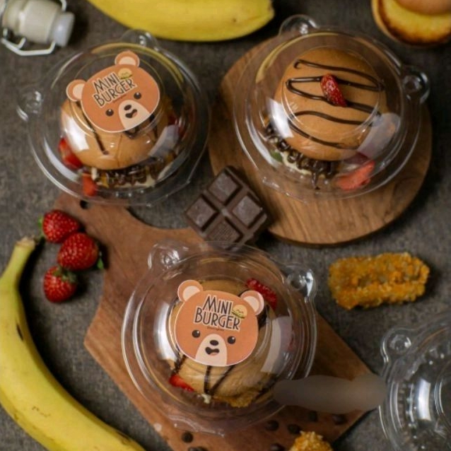 RORA - (10 PCS) CUP CAKES MINI BOX COOKIES TRANSPARENT PLASTIC BOX ...