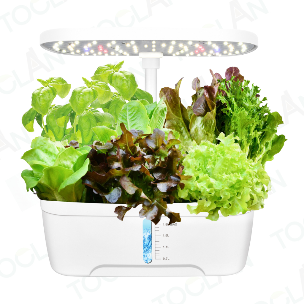 6-Pots Indoor NFT Hydroponics Kit with Growlight - Toclan Ohsem Mobile ...