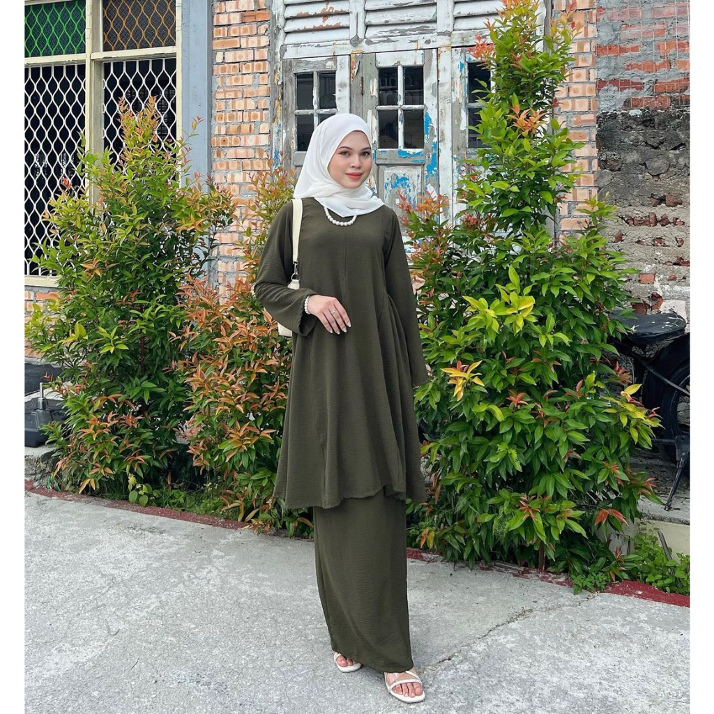Readystock Widuri Kurung Dewasa Haurabelle Set Ibu dan Anak Baju Raya ...