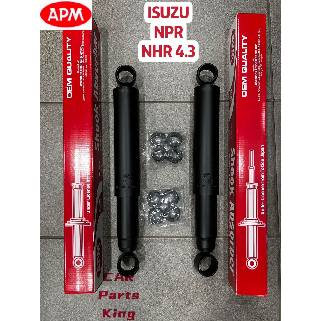 ( 100% ORIGINAL APM ) ISUZU NPR NHR 4.3 REAR SHOCK ABSORBER | Shopee ...