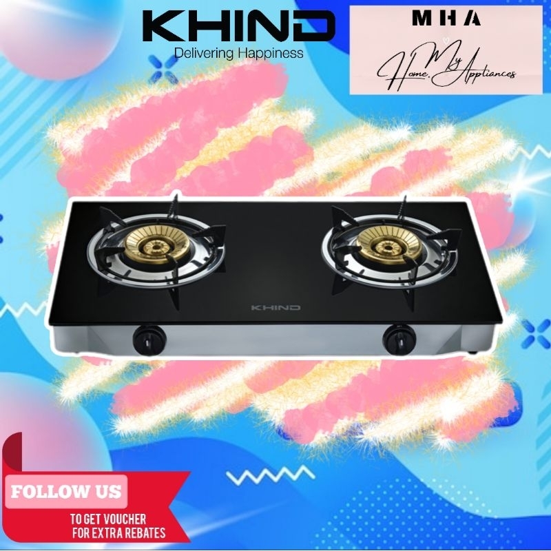 Khind Glass Top Gas Cooker GCG6311 | Shopee Malaysia