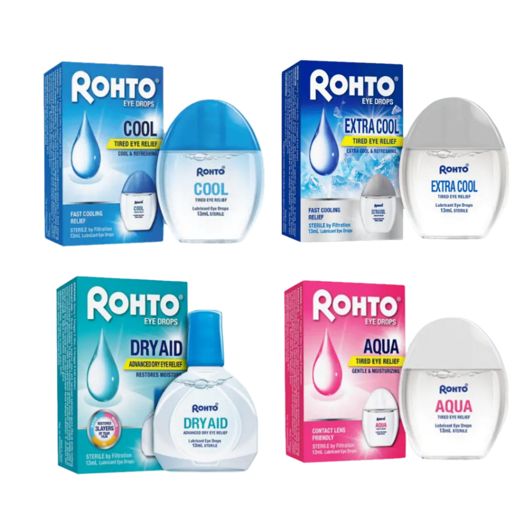 ROHTO EYE DROP DRY AID/AQUA/EXTRA COOL/ COOL 13ML | Shopee Malaysia