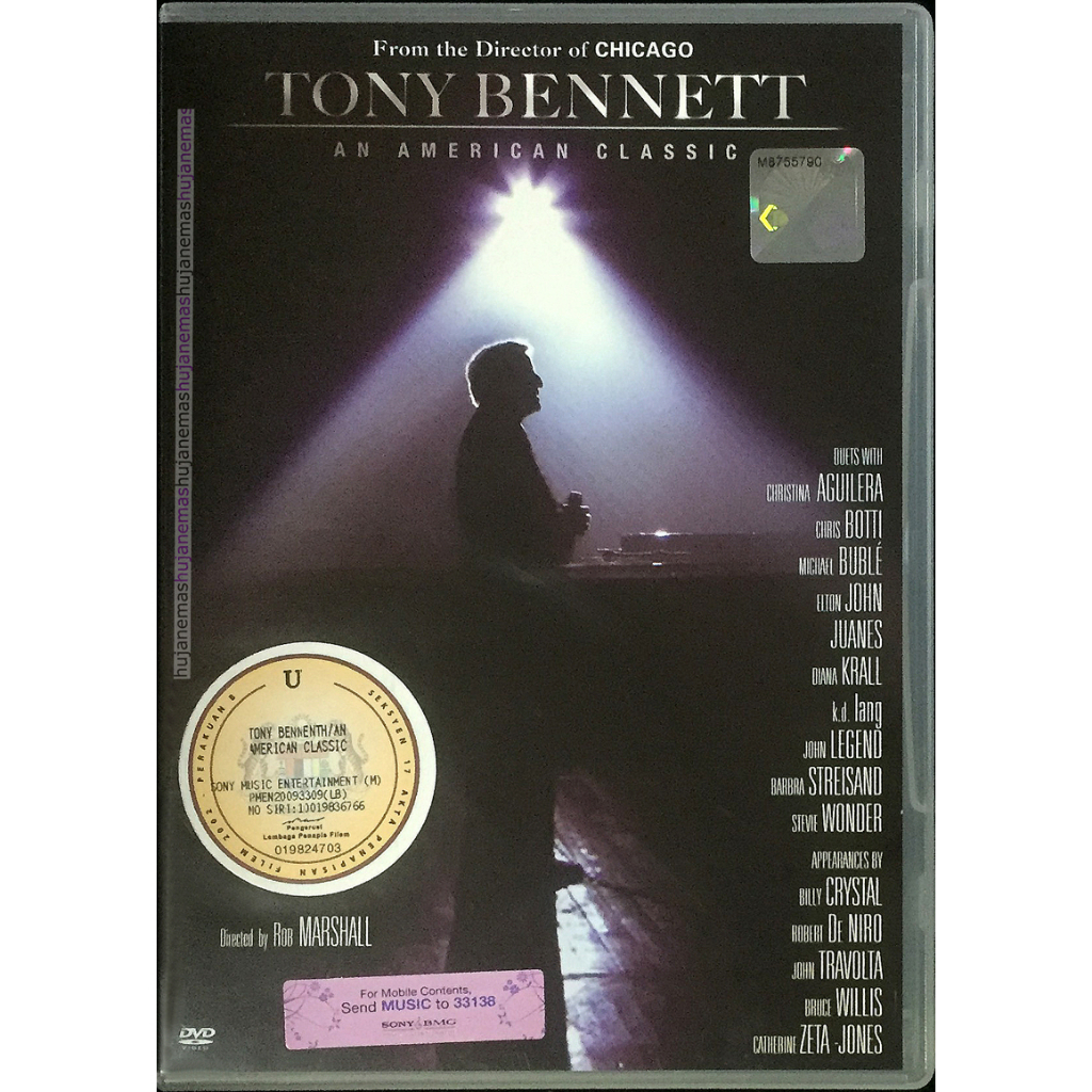 TONY BENNETT - An American Classic 2006 UNIVERSAL MUSIC ORIGINAL DVD ...