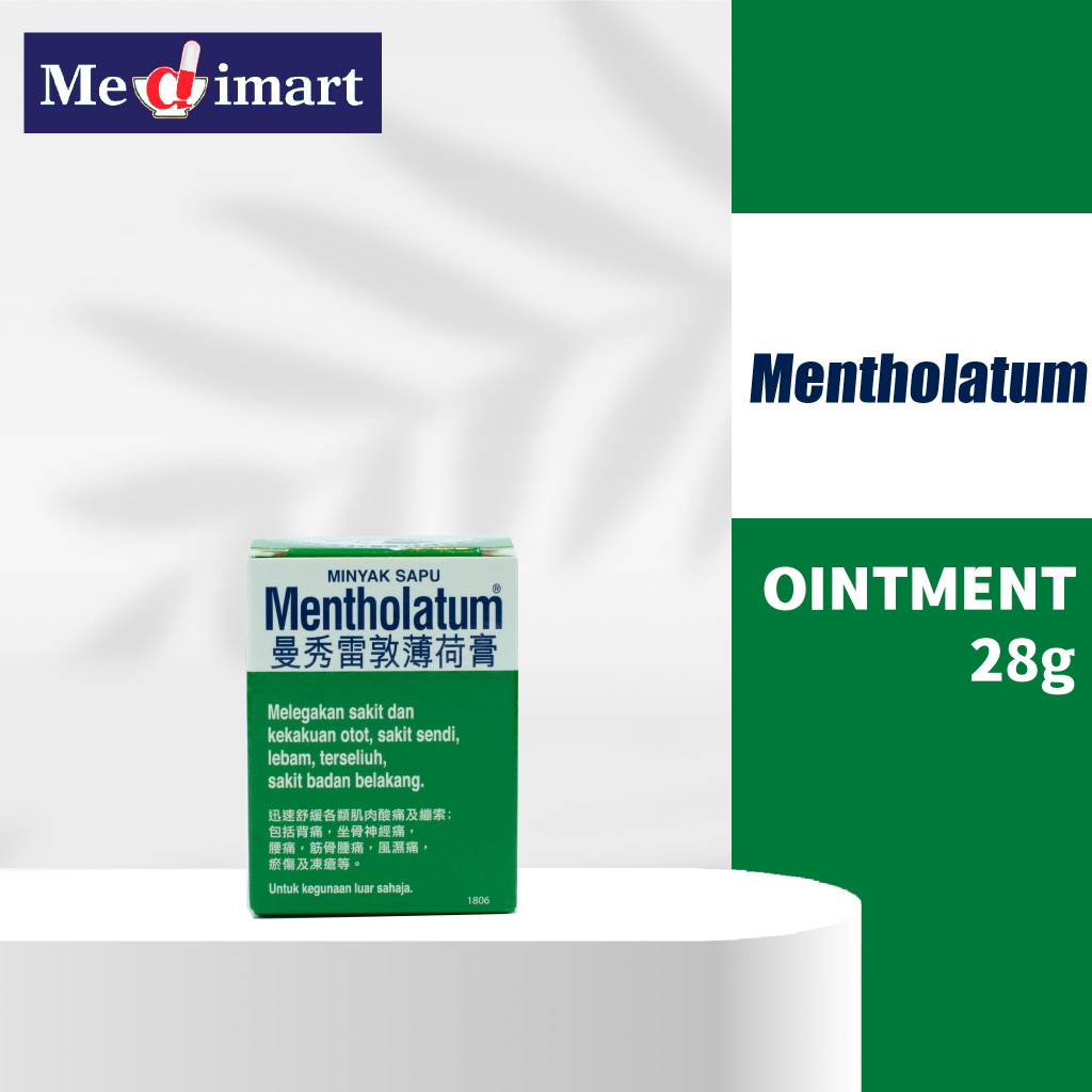 Mentholatum Ointment 28g | Shopee Malaysia