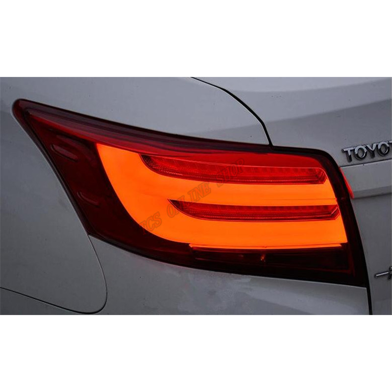 TOYOTA VIOS 2014-2017 LED LIGHTBAR Tail Lamp RED | Shopee Malaysia