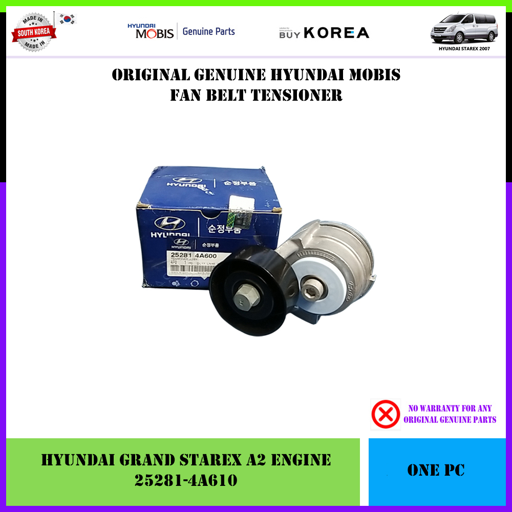 Hyundai Grand Starex A2 Engine Genuine Hyundai Mobis Fan Belt Tensioner ...