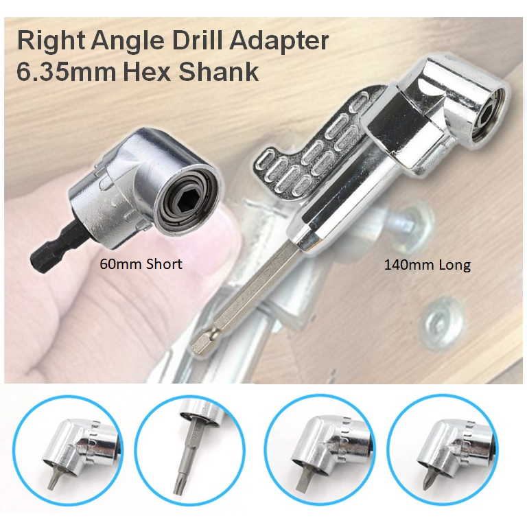 ALAT MUDAH PASANG SKRU DIY Perabot Sudut Right Angle Drill Adapter for ...