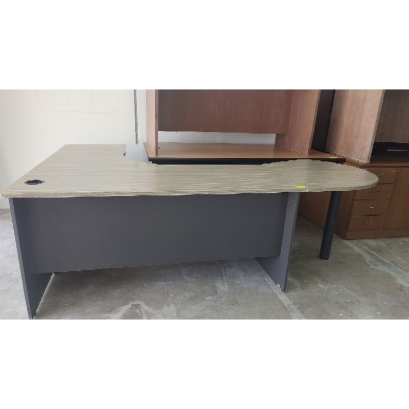 L shaped wooden table | Shopee Malaysia
