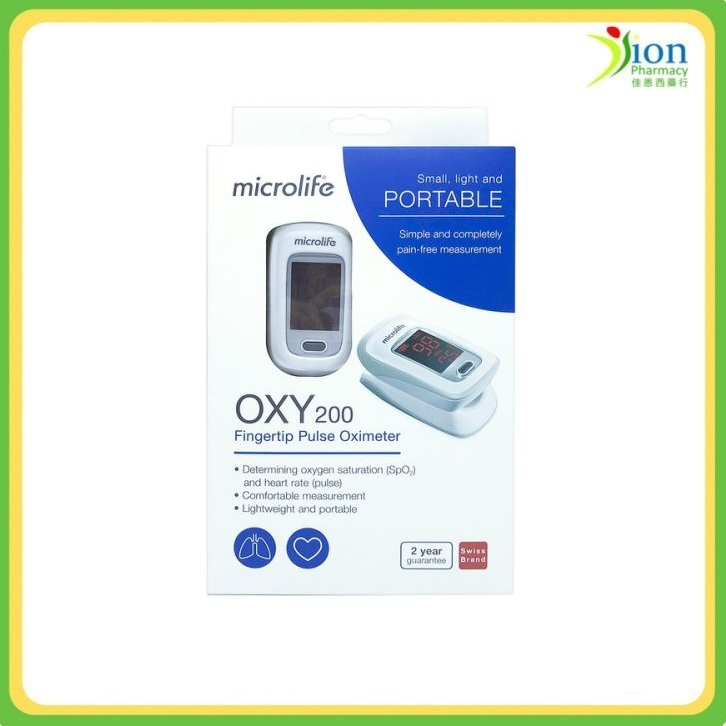 MICROLIFE OXY 200 FINGERTIP PULSE OXIMETER [2 YEARS WARRANTY] | Shopee ...