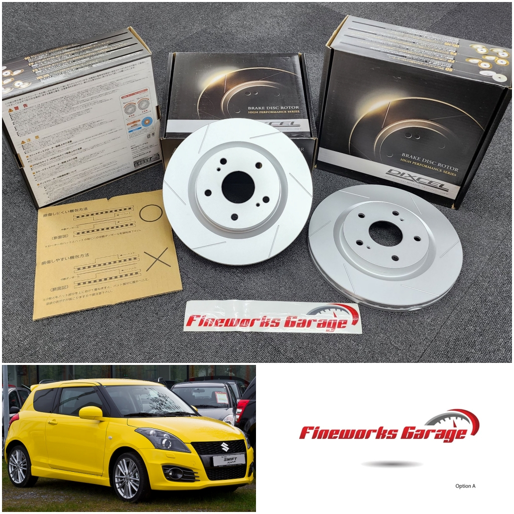 SUZUKI SWIFT ZC32 DIXCEL TYPE SD HIGH CARBON SLOTTED DISC ROTOR FRONT OR REAR | Shopee Malaysia