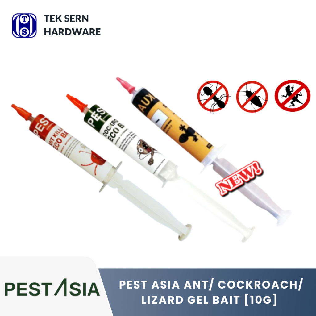 PEST ASIA Ants/ Cockroach/ Lizard Gel Bait/ Insect Killer/ Ubat Semut ...