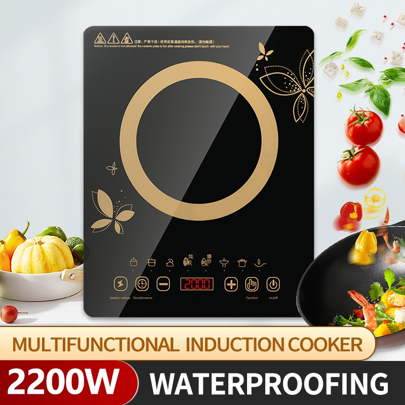 Induction cooker stove 2200W multifunctional home appliances Inverter ...