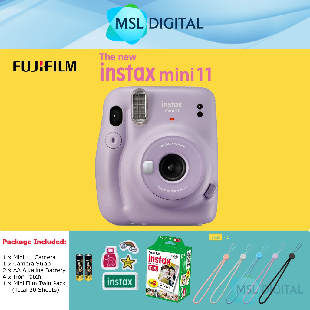 Fujifilm Instax Mini 11 Camera Instax Mini Instant Camera [Bundle With ...