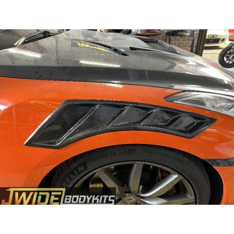 GTR35 R35 Carbon forged Carbon Fender airvent scoop | Shopee Malaysia