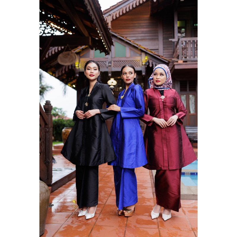 KEBAYA RIAU (INDIAN SILK) | Shopee Malaysia