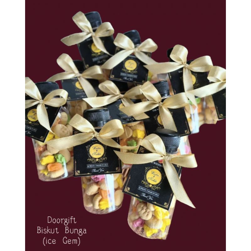biskut bunga/biskut butang/ ice gem Doorgift | Shopee Malaysia