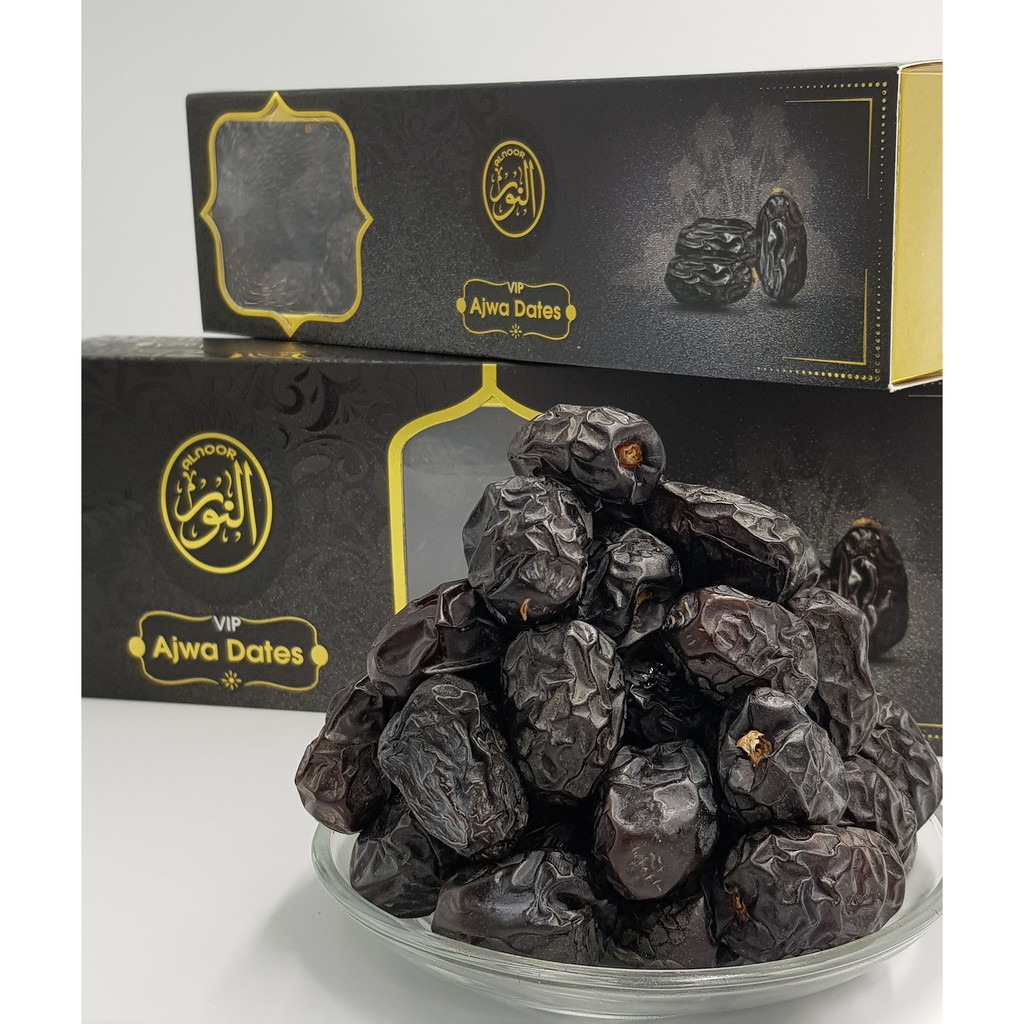 Al Noor VIP Kurma Ajwa Dates, 500g | Shopee Malaysia