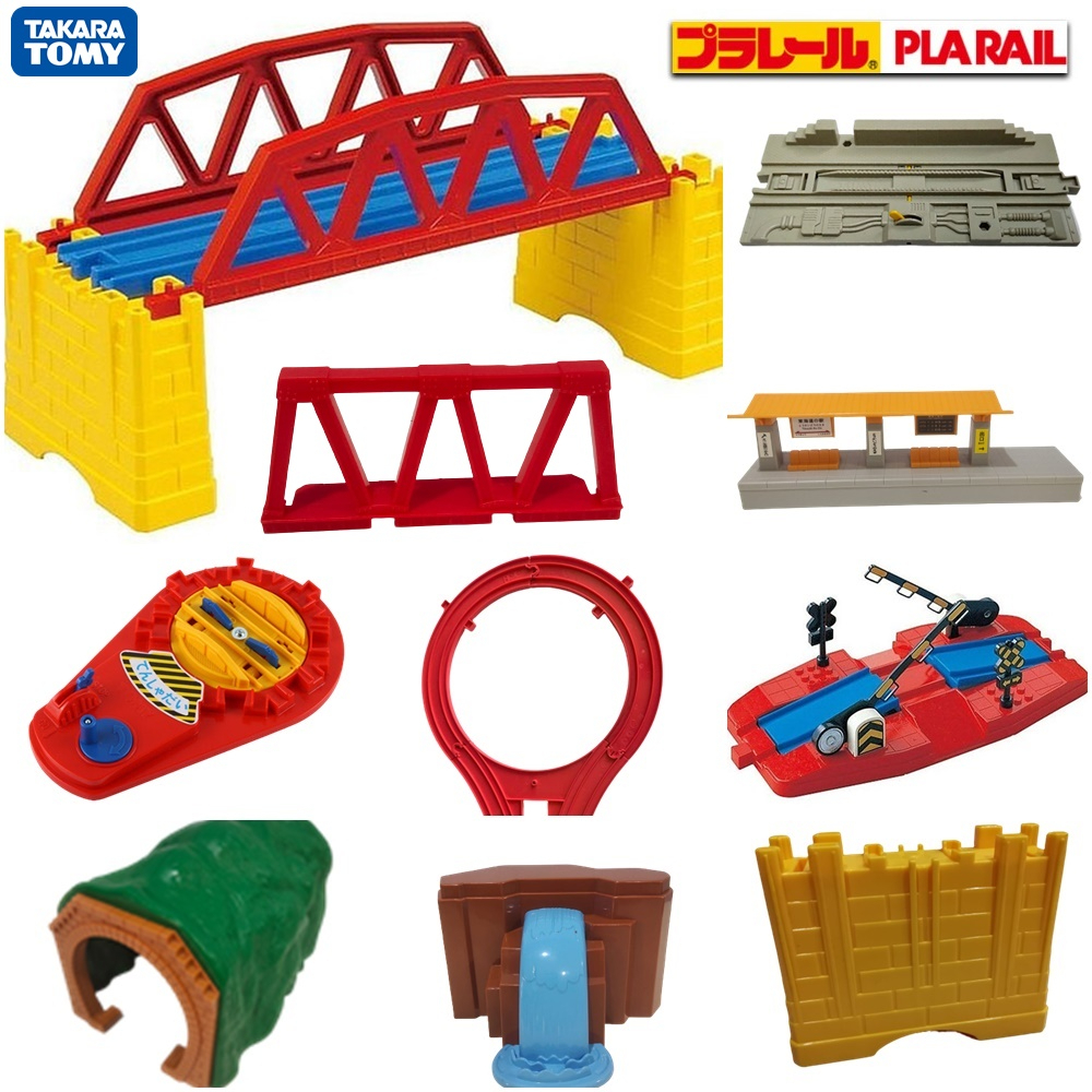 (Preloved) Takara Tomy Plarail Railway Tracks Scene Mainan Keretapi 02 ...