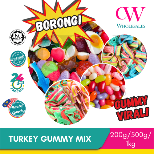 Viral Gummy Turkey 200g 500g 1kg | Shopee Malaysia
