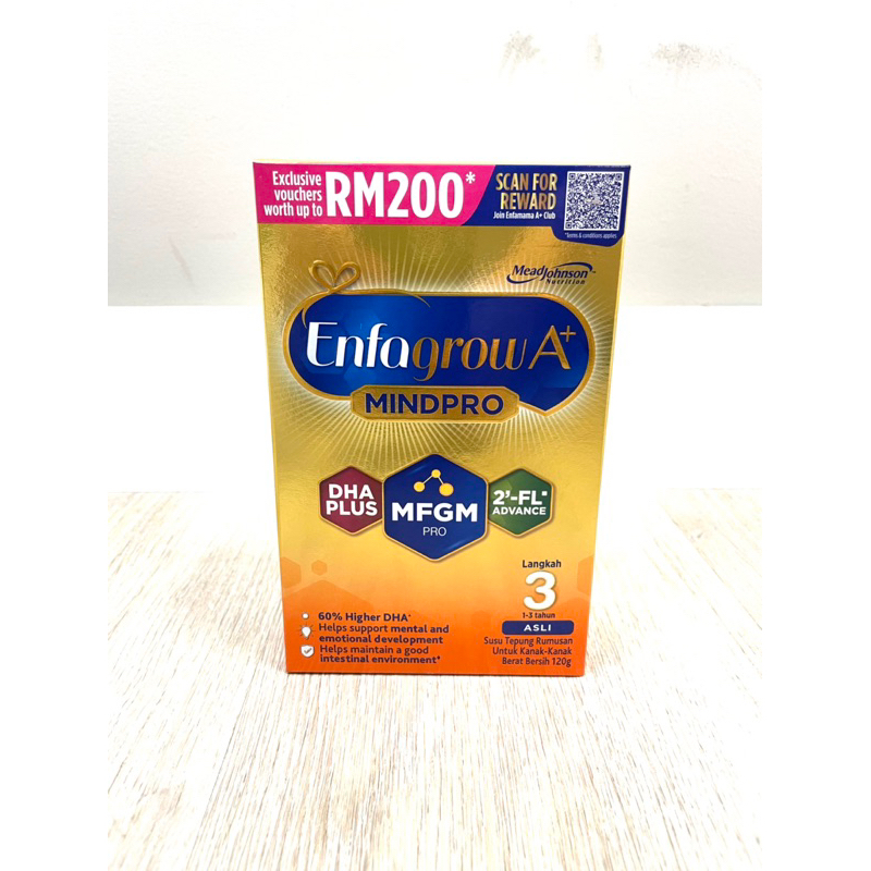 Enfagrow Step 3/ 1-3 years/ 120g /sample pack/ travel pack | Shopee ...