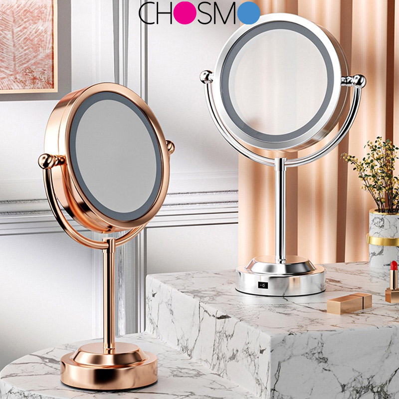 LED Makeup Mirror Dressing Table Mirror Beauty Makeup Mirror Fill Light ...