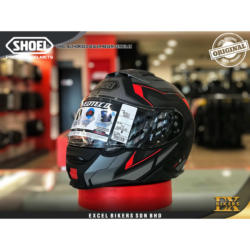 SHOEI NEOTEC 2 RESPECT (TC-5) /NEOTEC /NEO TEC II /MODULAR HELMET ...