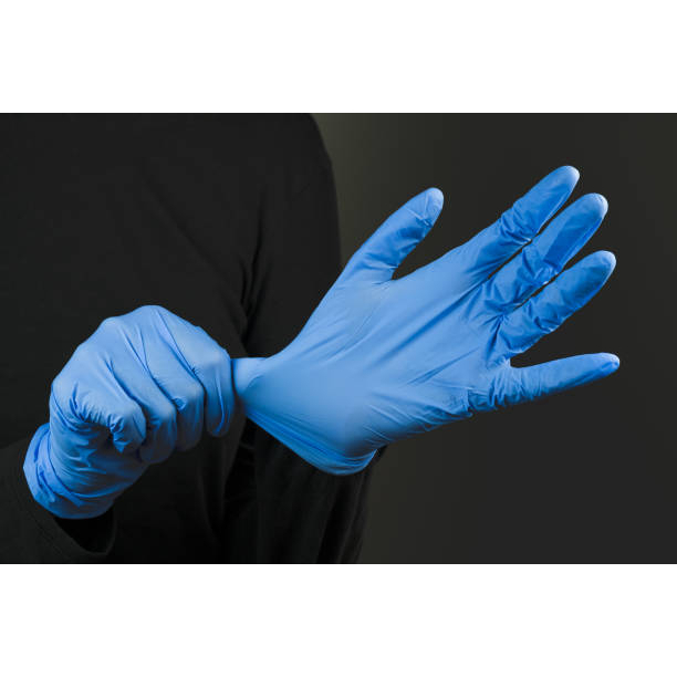 LinearGlove | Blue Nitrile Glove Powder Free Sarung Tangan Biru S/M/L ...