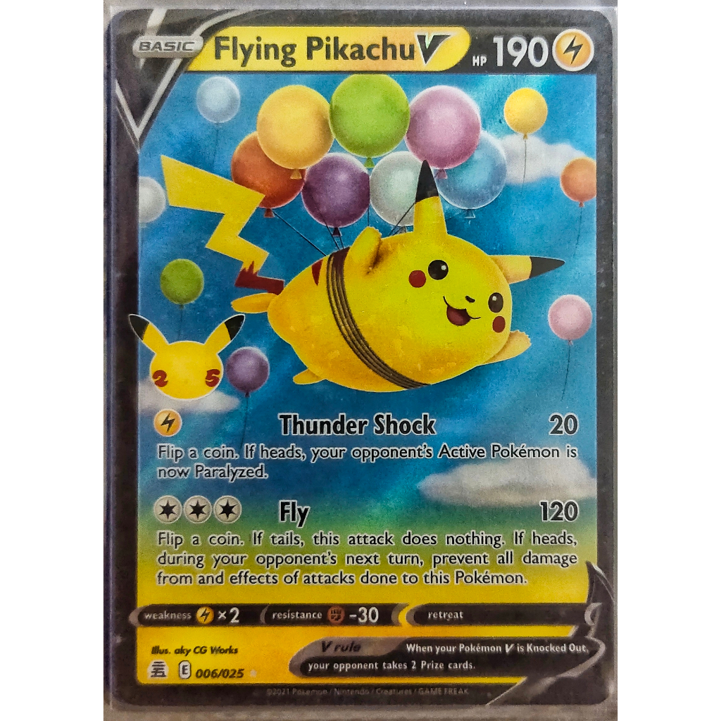 006/025 (UR) Flying Pikachu V (eng) | Shopee Malaysia