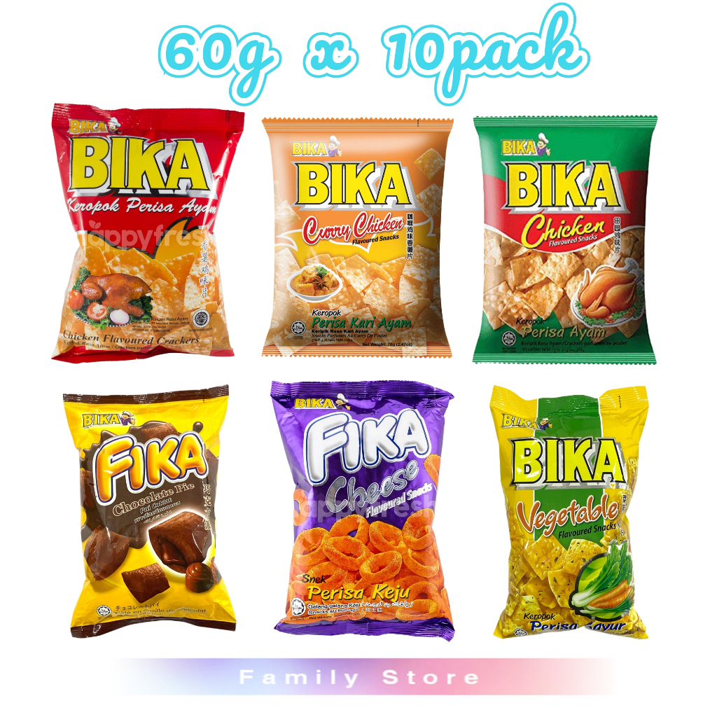 Bika Perisa Ayam / Bika Vegetable / Bika Chicken Flavoured / Bika Fika Cheese / Bika Fika ...