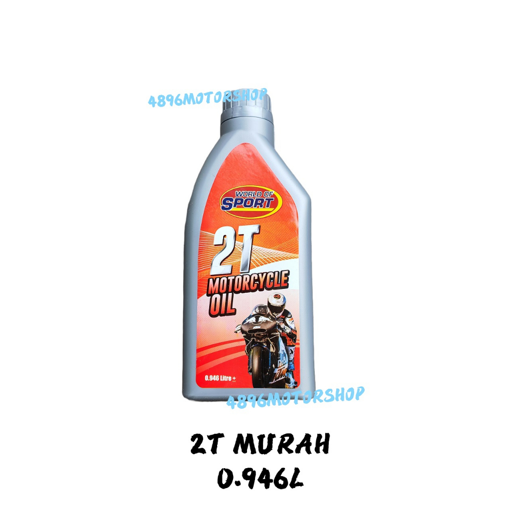 Offer World Of Sport Minyak 2t Murah 2 Stroke Engine Oil Y100 Y110 Ss2
