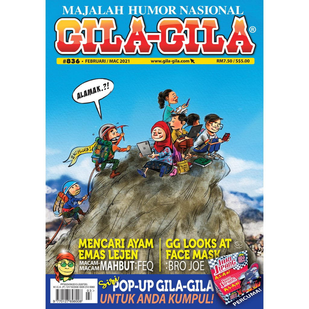 [Buy 3 at RM10] Majalah Gila Gila Isu Terdahulu Lelong Penghabisan Stok ...