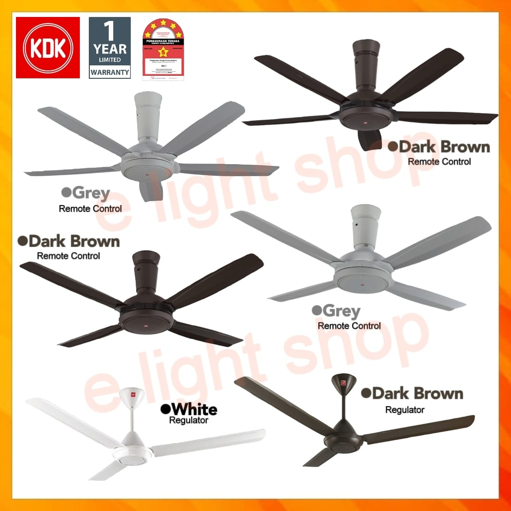 KDK K14PH 5 BILAH KIPAS SILING REMOTE 56" INCH / KDK KIPAS SILING ...