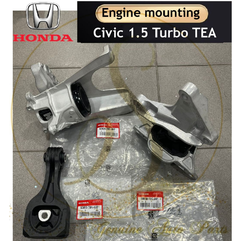 (100% ORIGINAL) HONDA CIVIC FC TEA 1.5 TURBO ENGINE MOUNTING SET 2016 ...