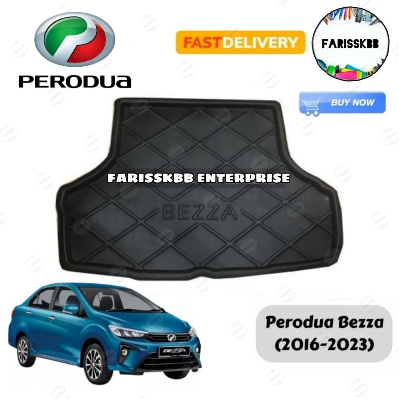 PERODUA BEZZA 2016-2022 2023 REAR CARGO TRUNK REAR BOOT CARPET REAR NON ...