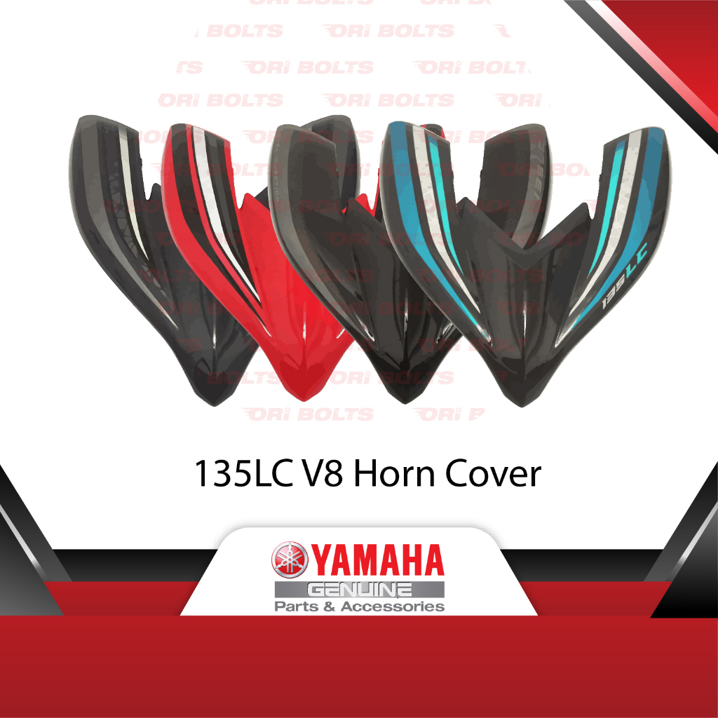 Yamaha Original 135LC FI V8 Body Cover Set Front Panel Dada Depan Merah ...