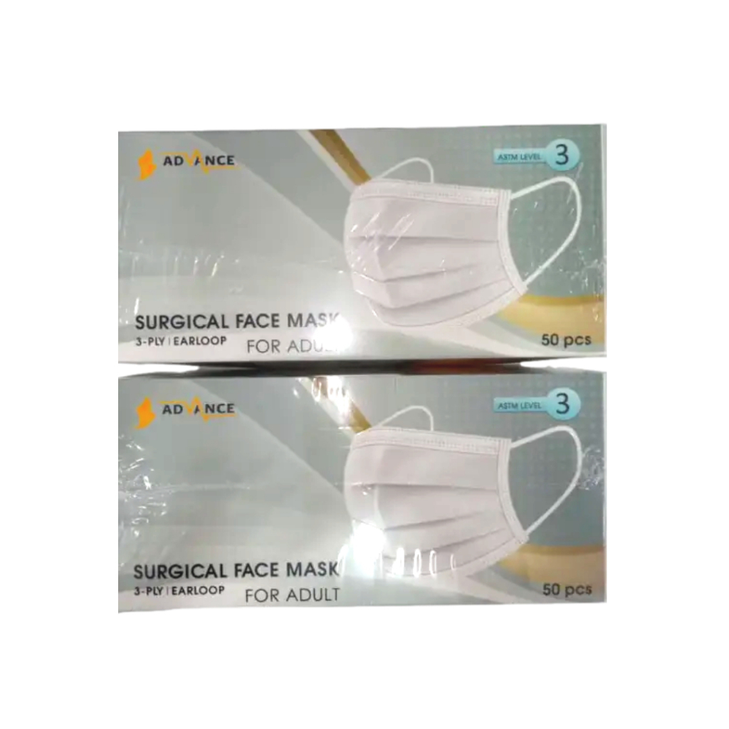 ADVANCE SURGICAL FACE MASK 50 PCS | Shopee Malaysia