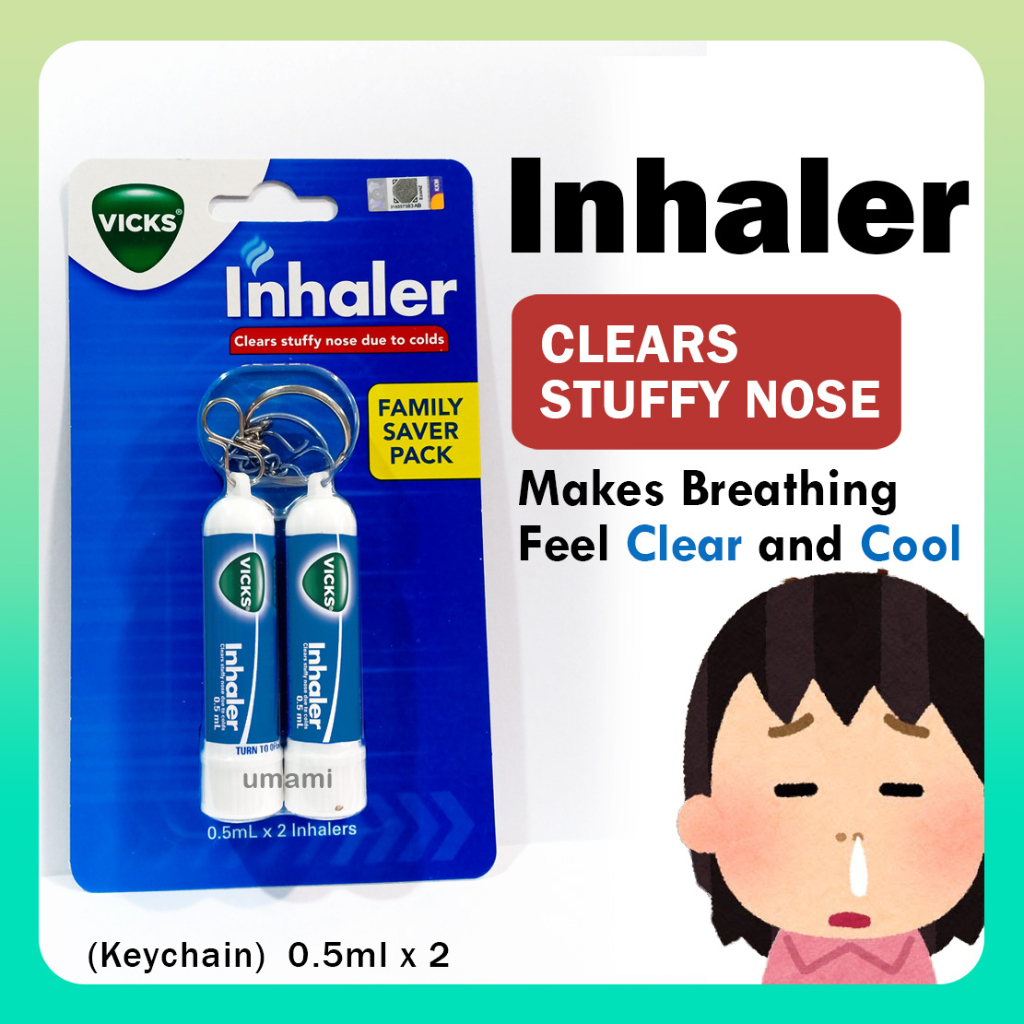 VICKS | Inhaler Keychain 0.5ml x 2 | Shopee Malaysia