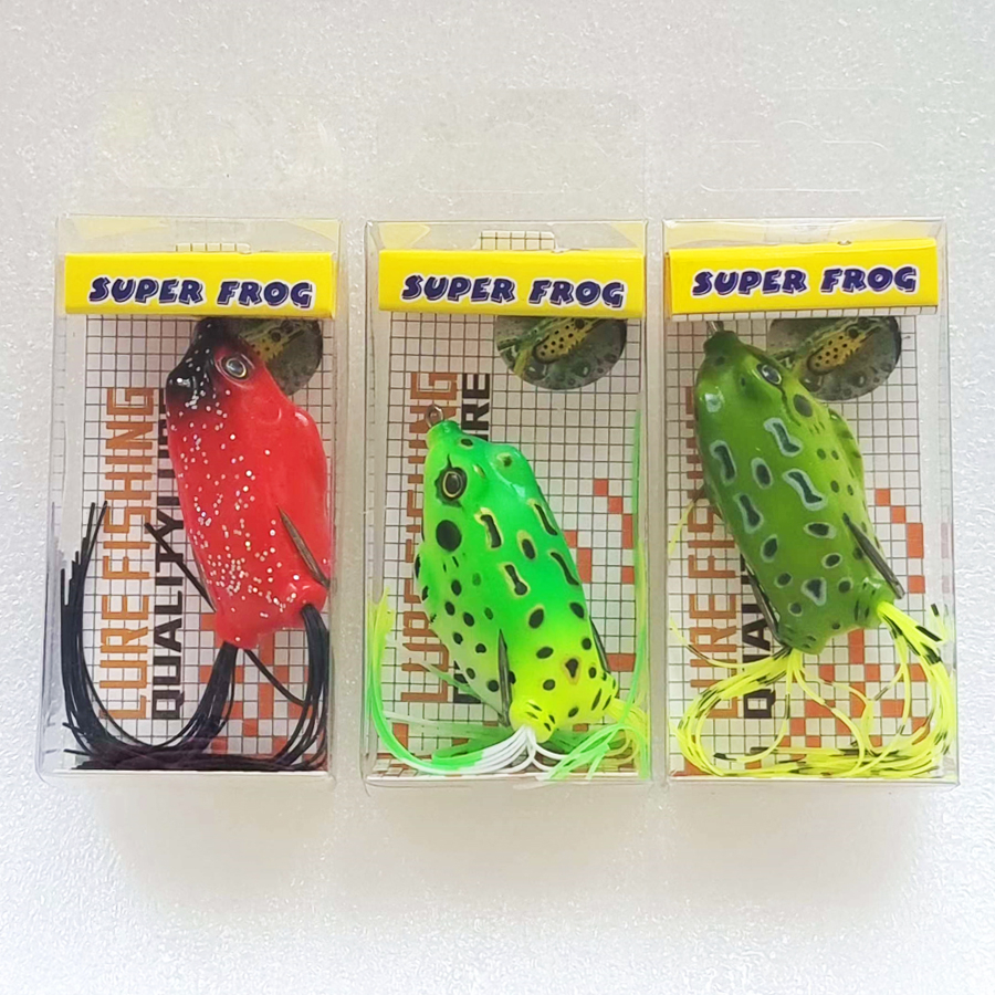 Jump Frog Lure 5cm 8g Topwater Fishing Lures Ikan Haruan Toman Killer ...