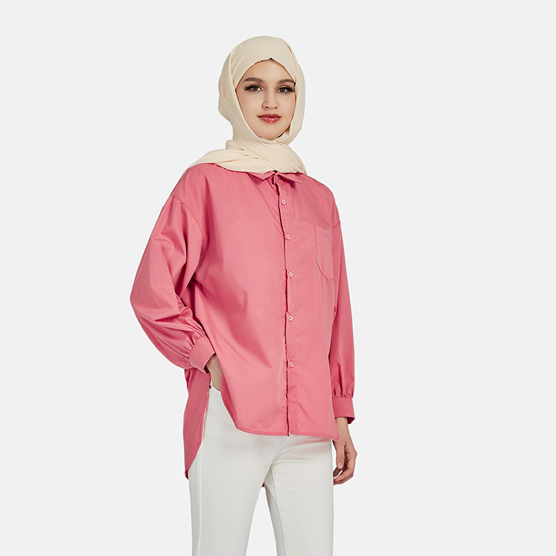 Ready Stock Korean Style Women Long Sleeve Blouse Kameja Cotton Viral ...